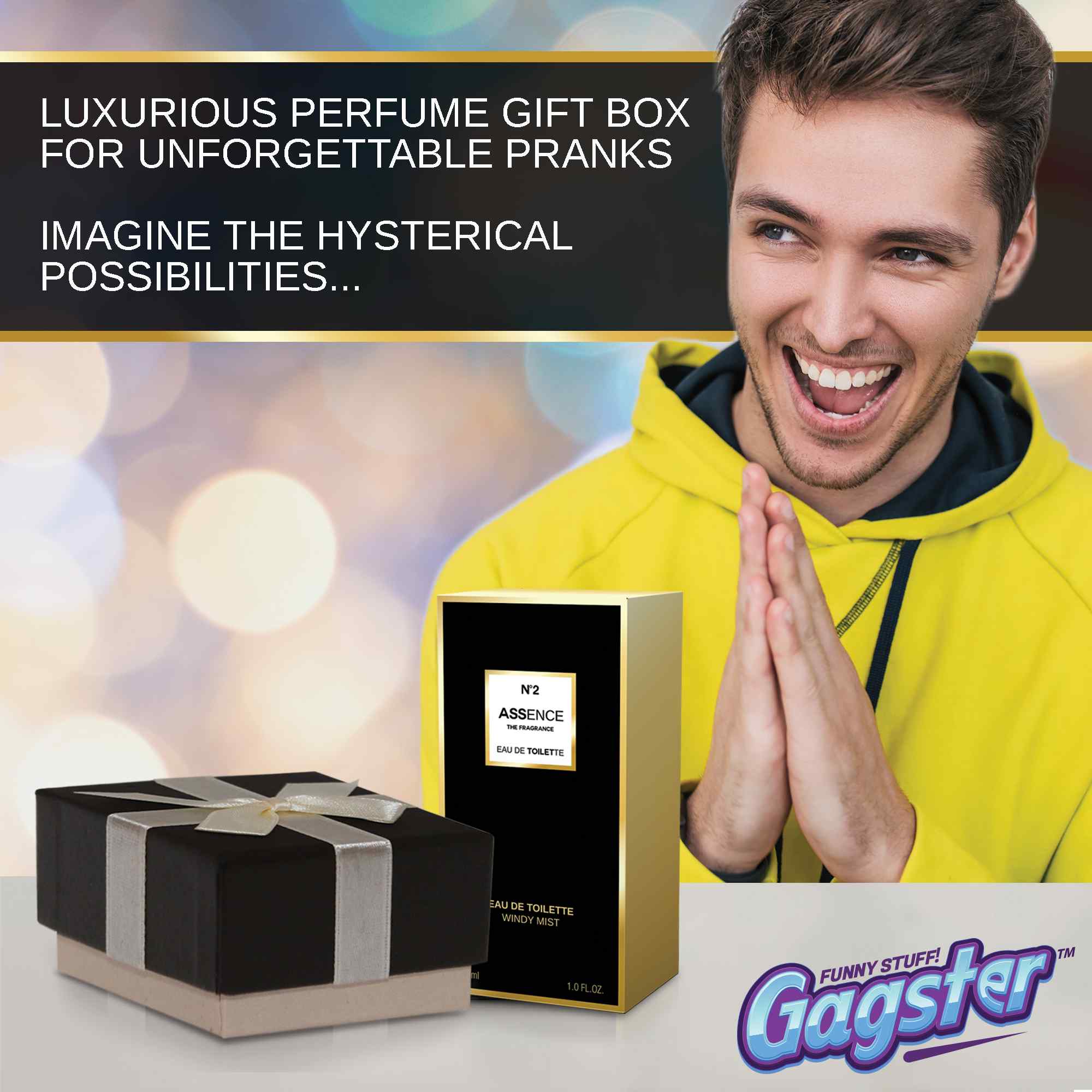 No.2 ASSence Prank Perfume - Hilarious Stink Spray for Epic Pranks