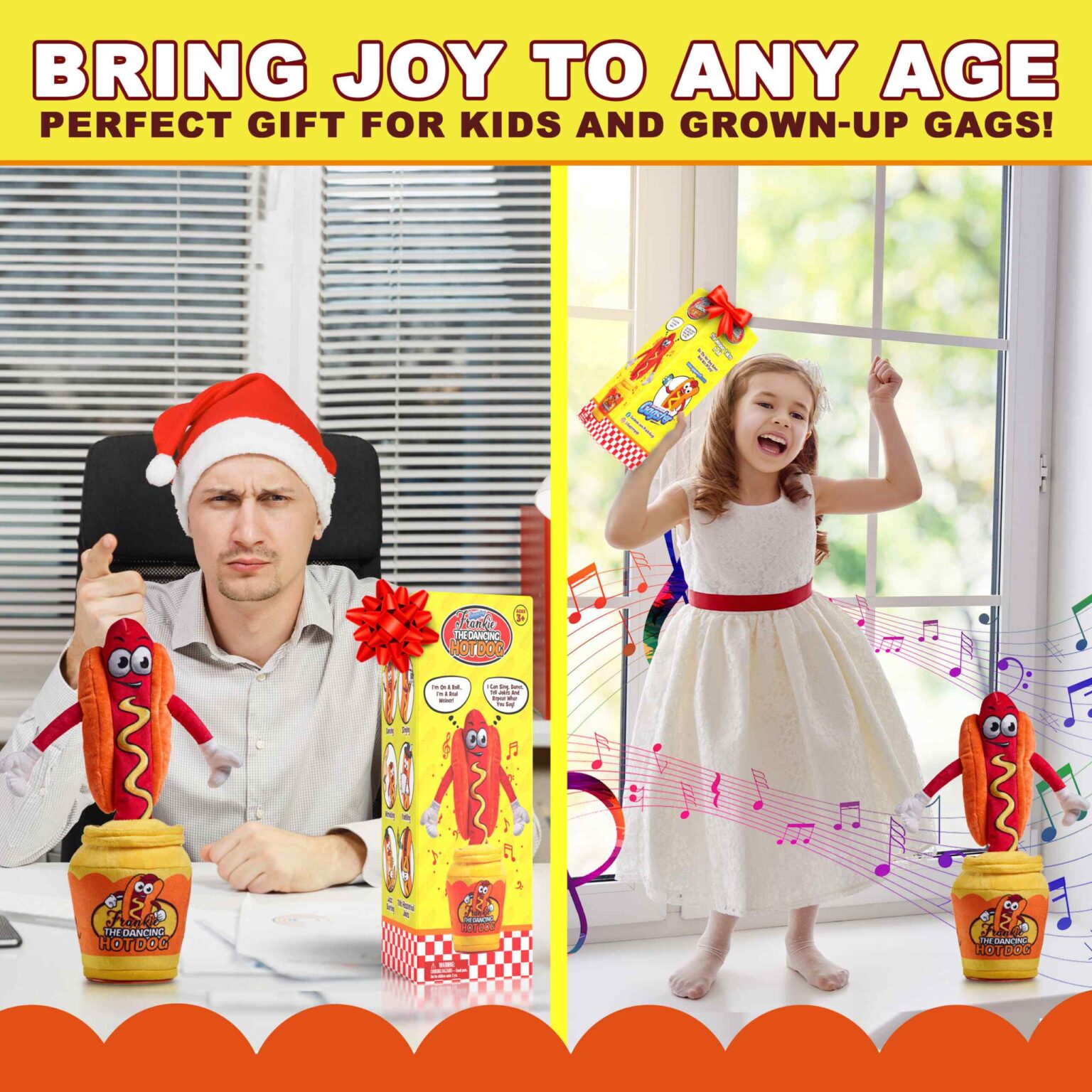 Dancing Hotdog - Hilarious Talking Dancing Plush Toy