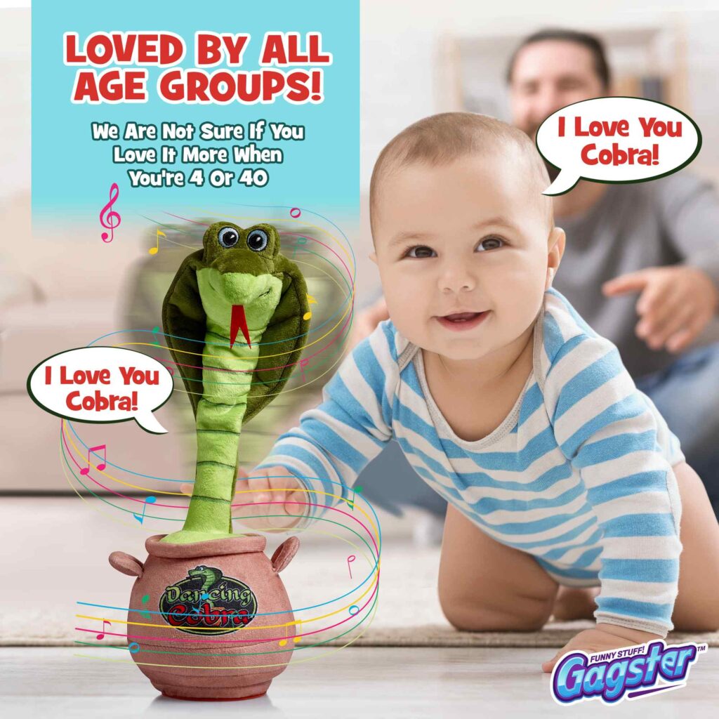 Dancing Cobra - Funny Talking and Mimicking Snake Toy