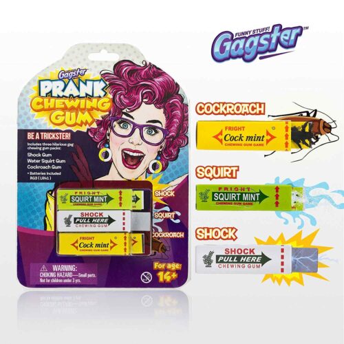 Shocking Fun for Hilarious Pranks | Prank Chewing Gum Set