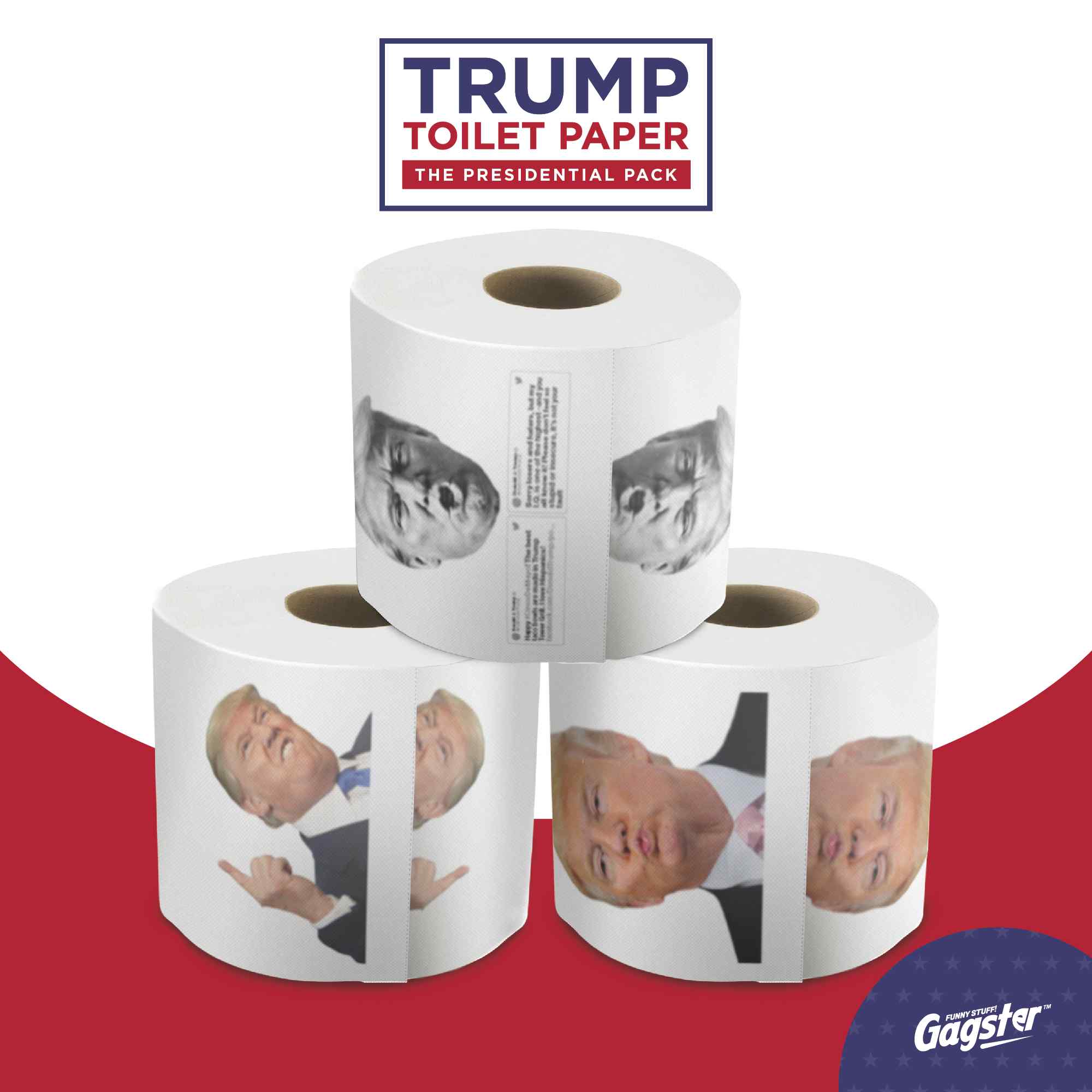 Donald Trump Toilet Paper – The Presidential Pack | Funny Political Gag ...