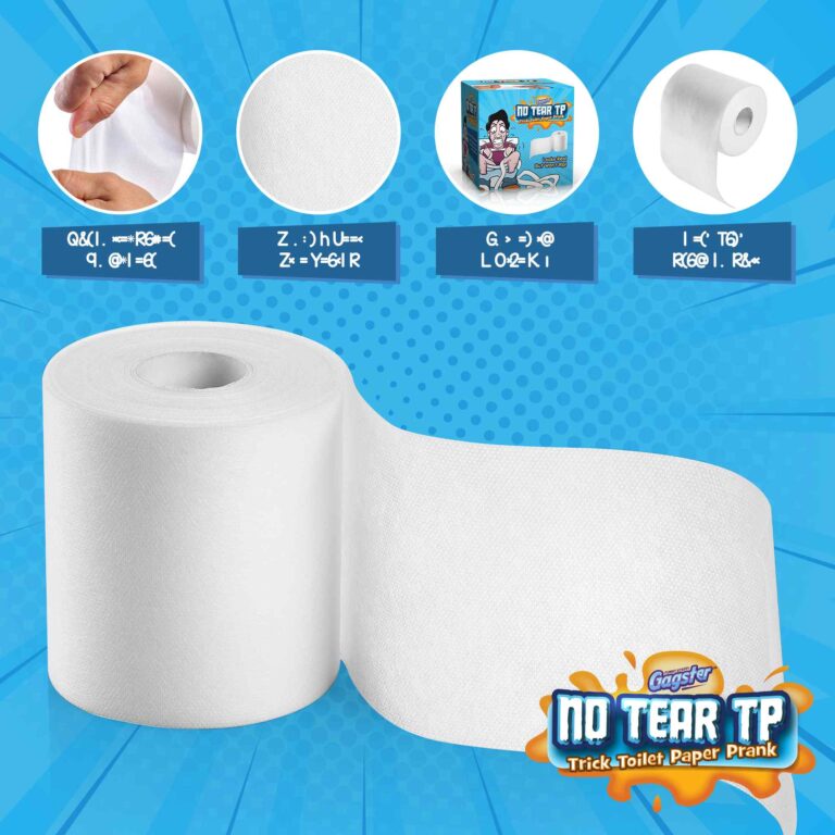 No-Tear Toilet Paper - Unrippable Fake TP for Hilarious Pranks
